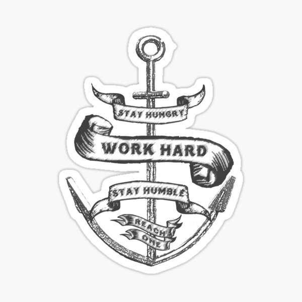 "Work Ethic" Sticker for Sale by ReachOne | Redbubble