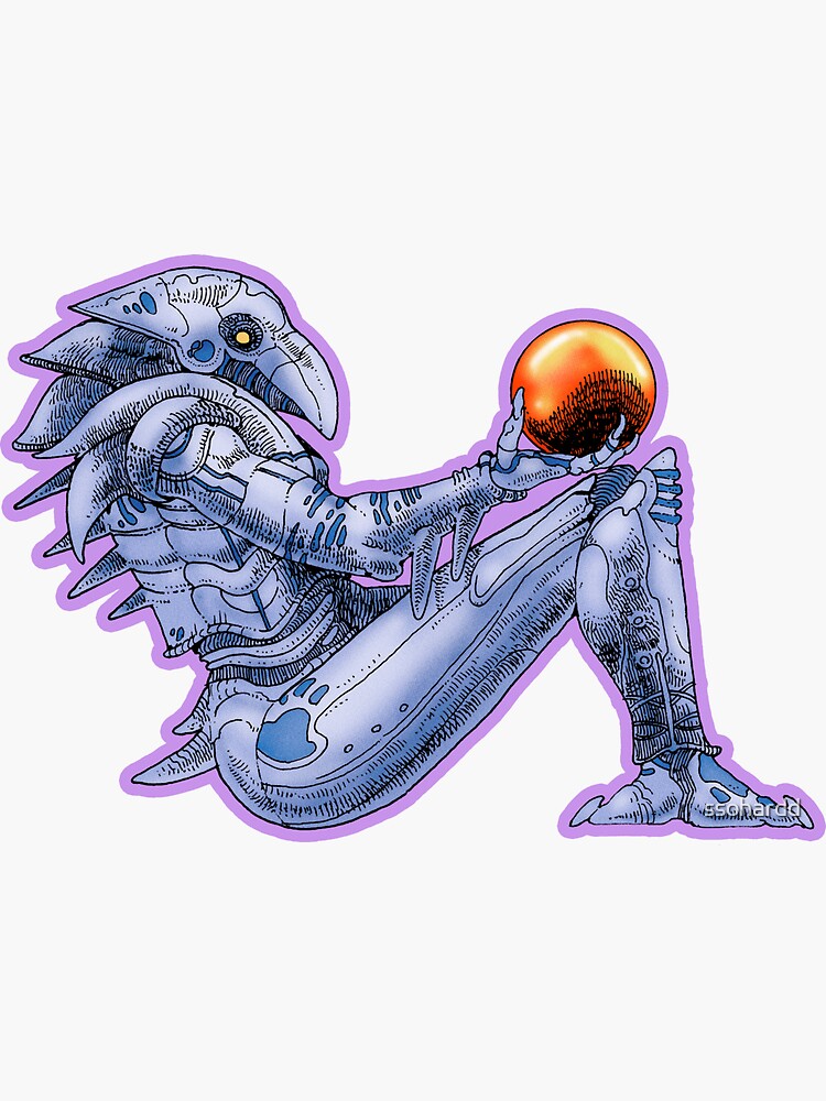 "Chozo Statue " Sticker for Sale by ssohardd | Redbubble