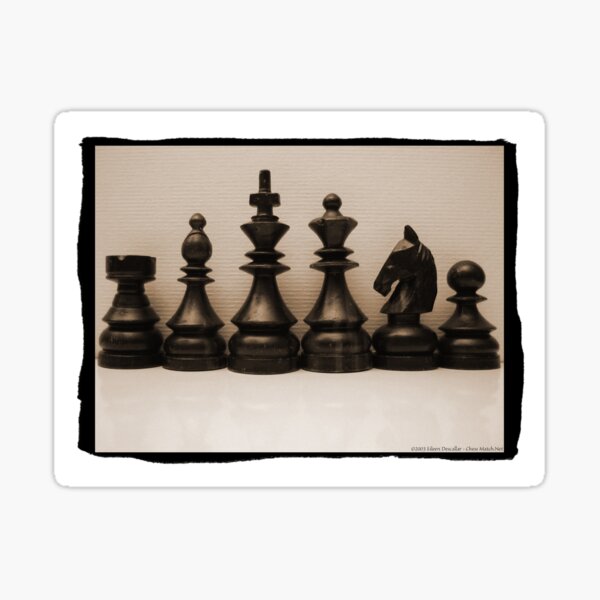 "Chess Family Line Up" Sticker for Sale by SometimesSilent | Redbubble
