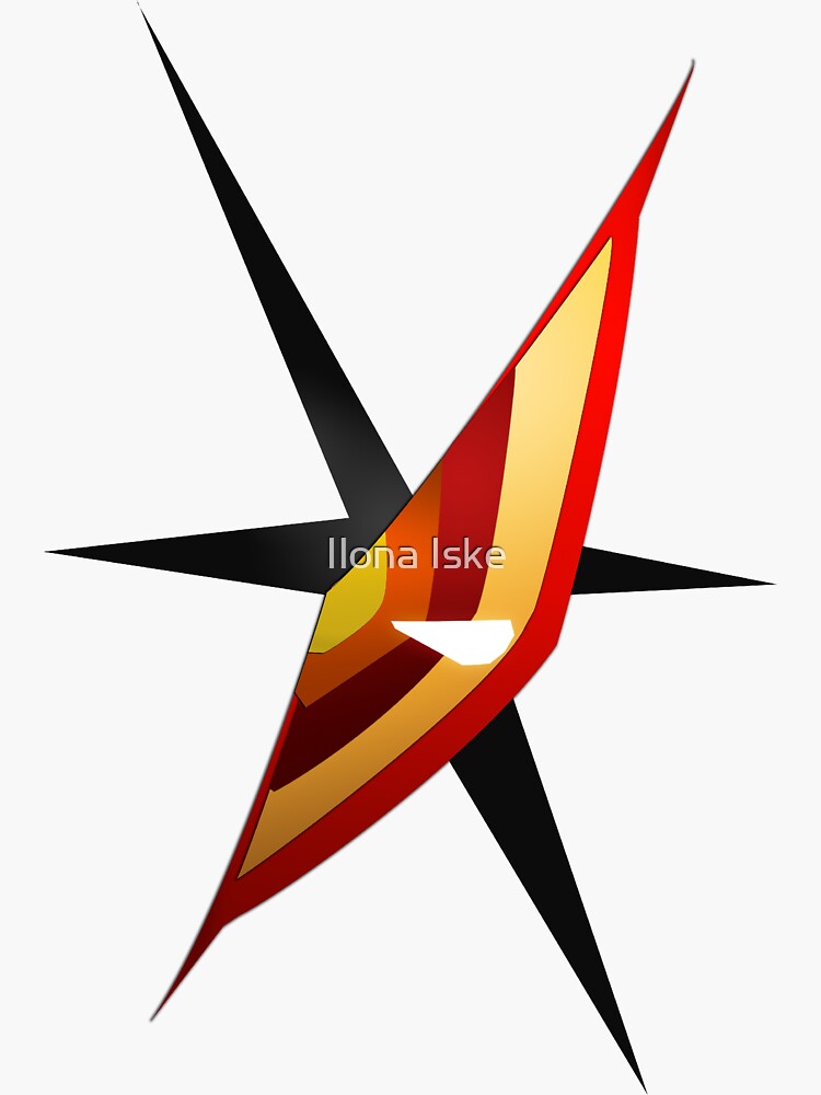"Senketsu Emblem" Sticker for Sale by TornadoTwist | Redbubble