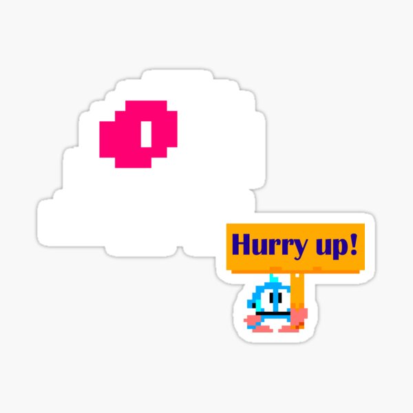 "Bubble Bobble" Sticker by DarvidArt | Redbubble