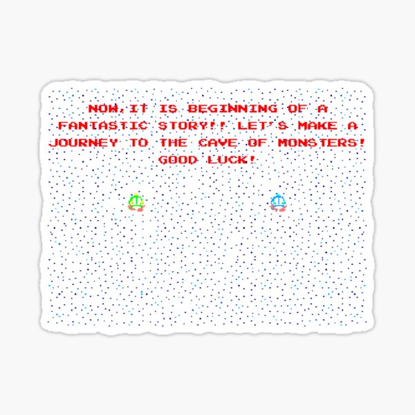 "Bubble Bobble" Sticker for Sale by DarvidArt | Redbubble