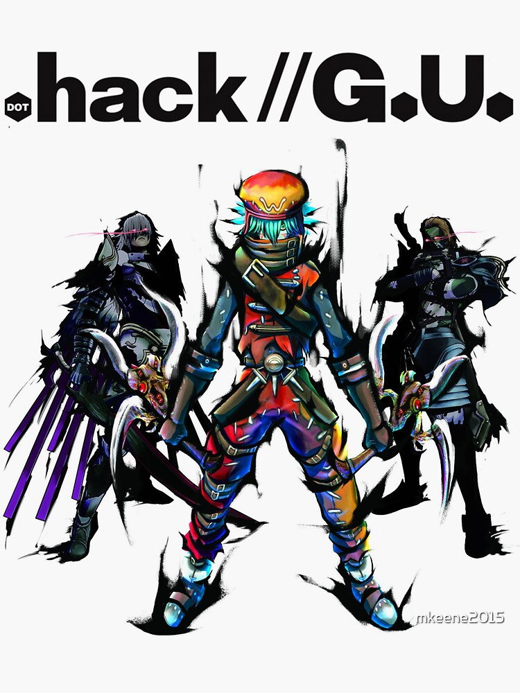 ".hack//GU tri-edge" Sticker for Sale by mkeene2015 | Redbubble