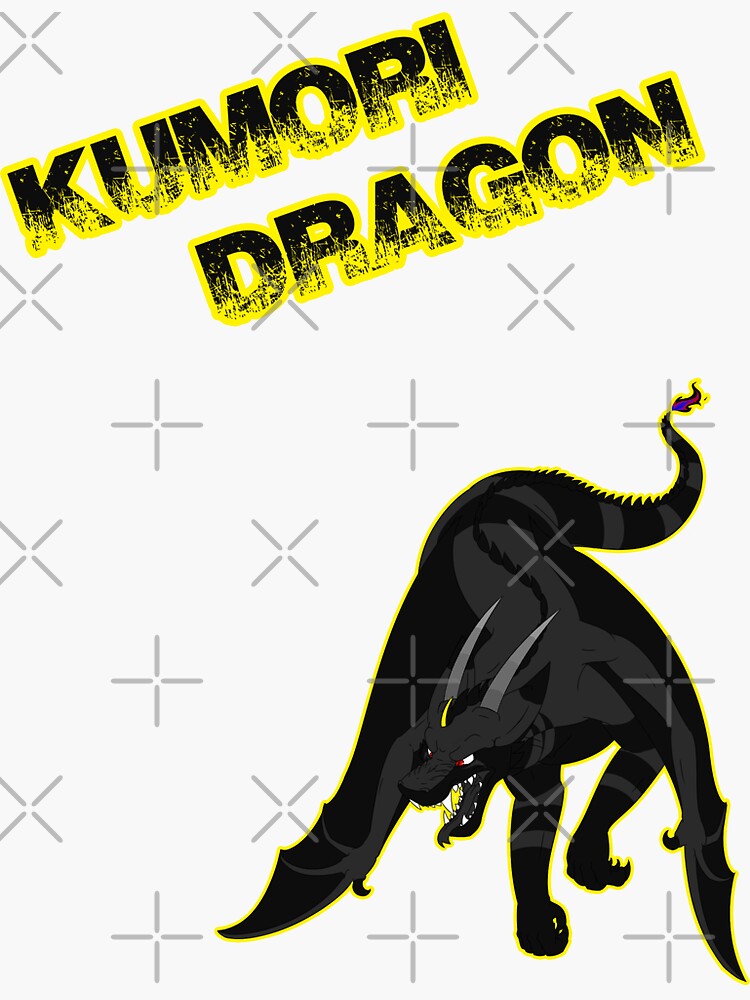 "Vicious Kumori Dragon" Sticker for Sale by KumoriDragon | Redbubble