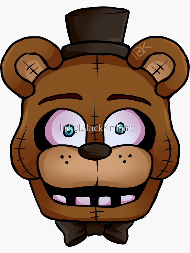 "Freddy Sticker" Sticker by InkyBlackKnight | Redbubble