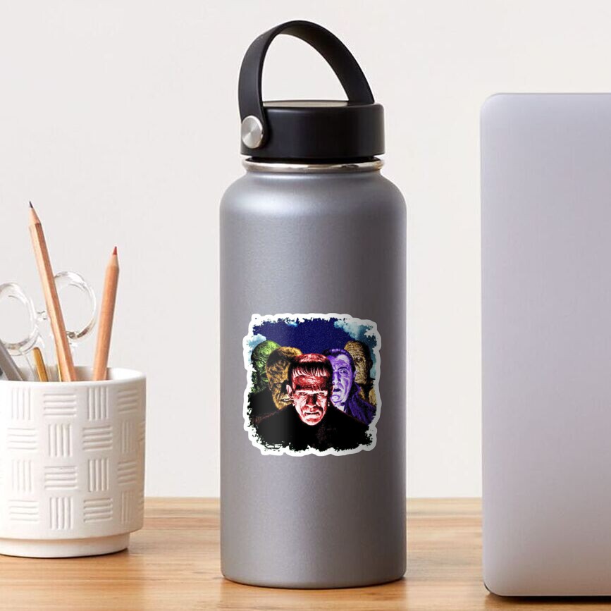 "Classic Monsters COLOR POP!" Sticker for Sale by sashakeen | Redbubble