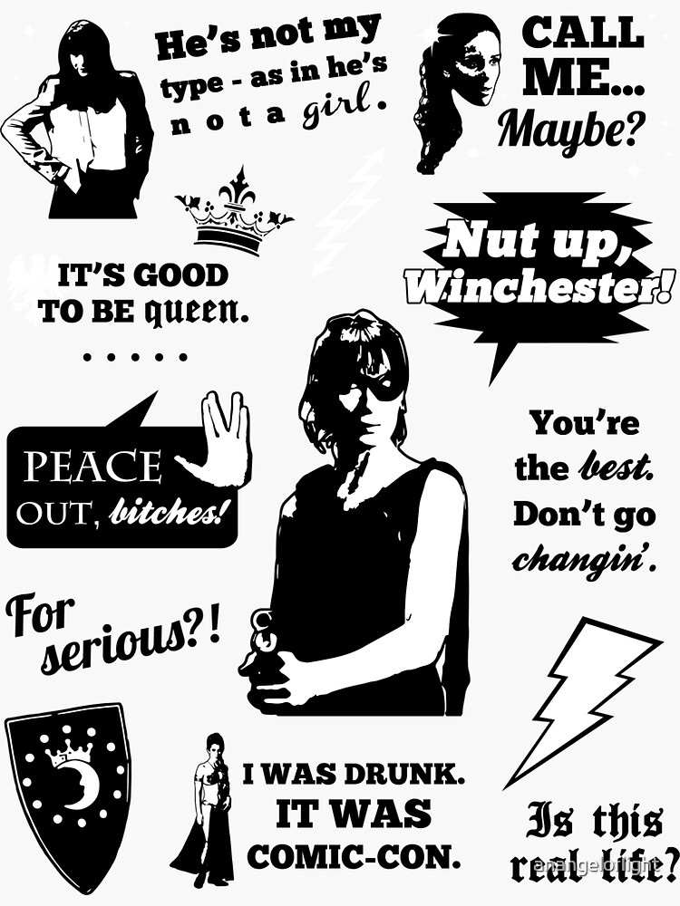 "Charlie Bradbury Quotes" Sticker for Sale by anangeloflight | Redbubble