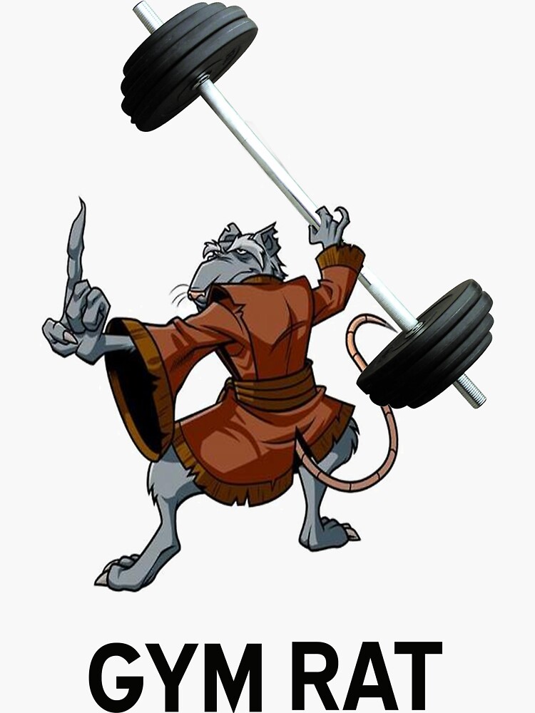 "Gym Rat" Sticker for Sale by gabster69 | Redbubble