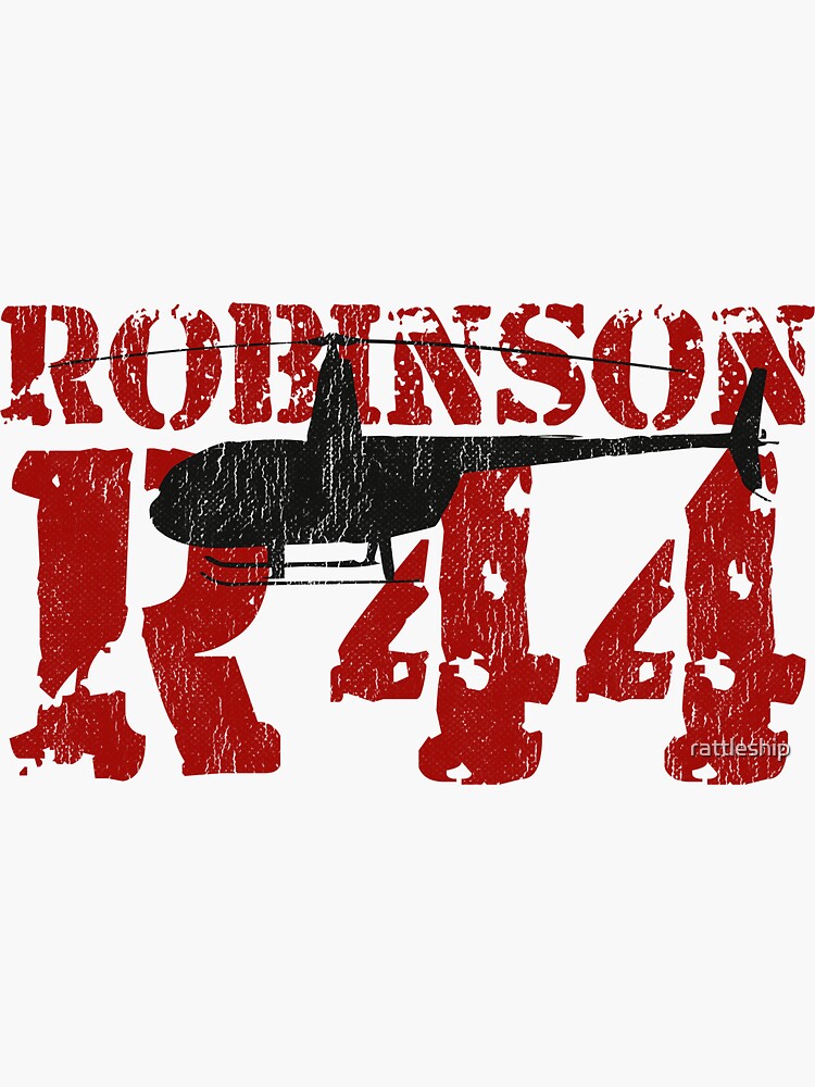 "R44" Sticker by rattleship | Redbubble