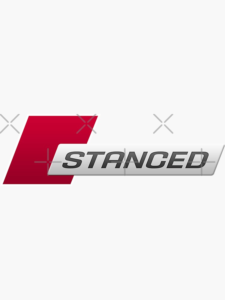 "Stanced" Sticker for Sale by ApexFibers | Redbubble