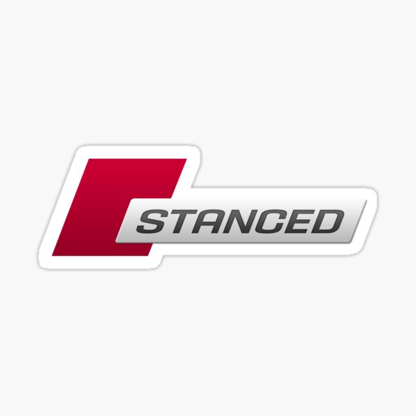 "Stanced" Sticker for Sale by ApexFibers | Redbubble