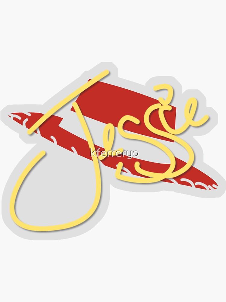 "Jessie Symbol & Signature" Sticker by kferreryo | Redbubble