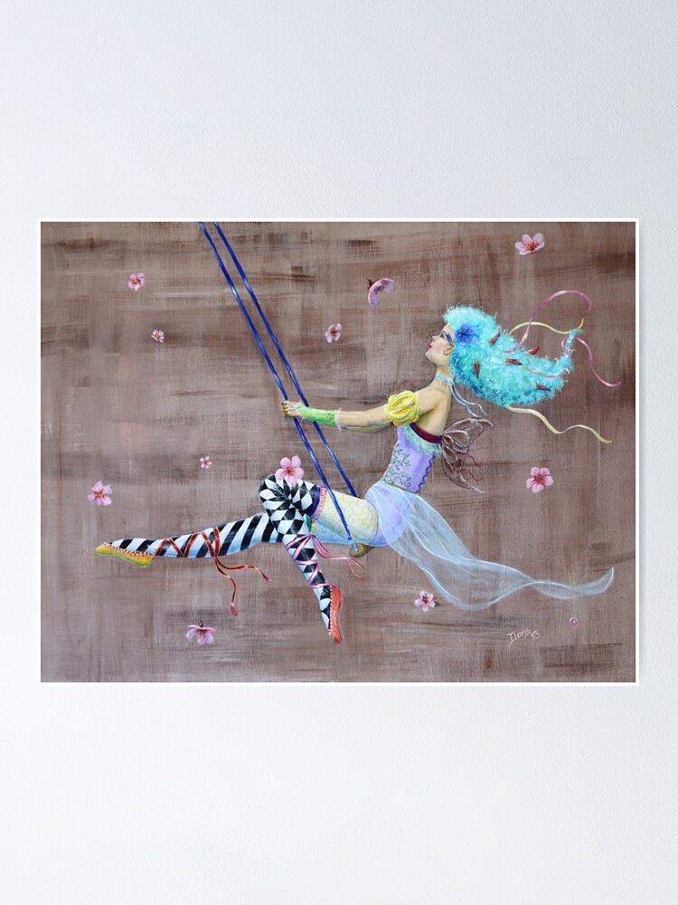 "La Trapeziste" Poster for Sale by Spielerie | Redbubble