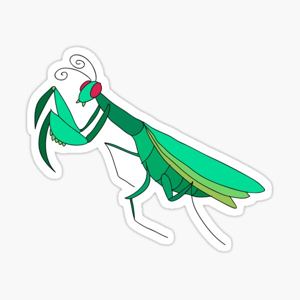 Praying Mantis Stickers | Redbubble