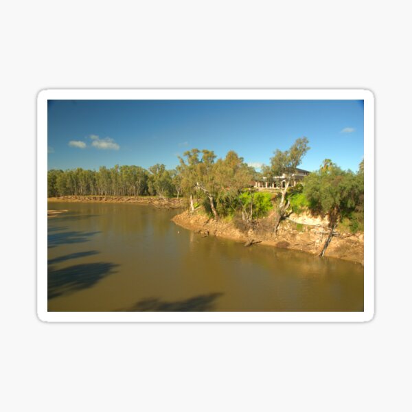 "View over the river" Sticker by ndarby1 | Redbubble