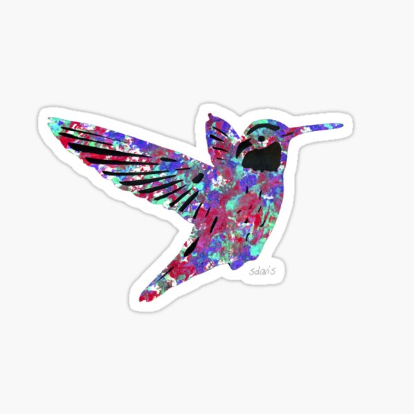 "sd Hummingbird 7C" Sticker for Sale by mandalafractal | Redbubble