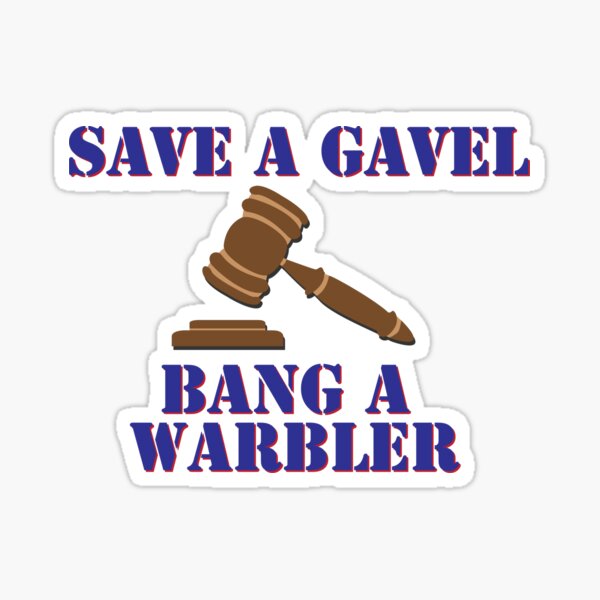 "Save a Gavel..." Sticker for Sale by LemonAidan | Redbubble