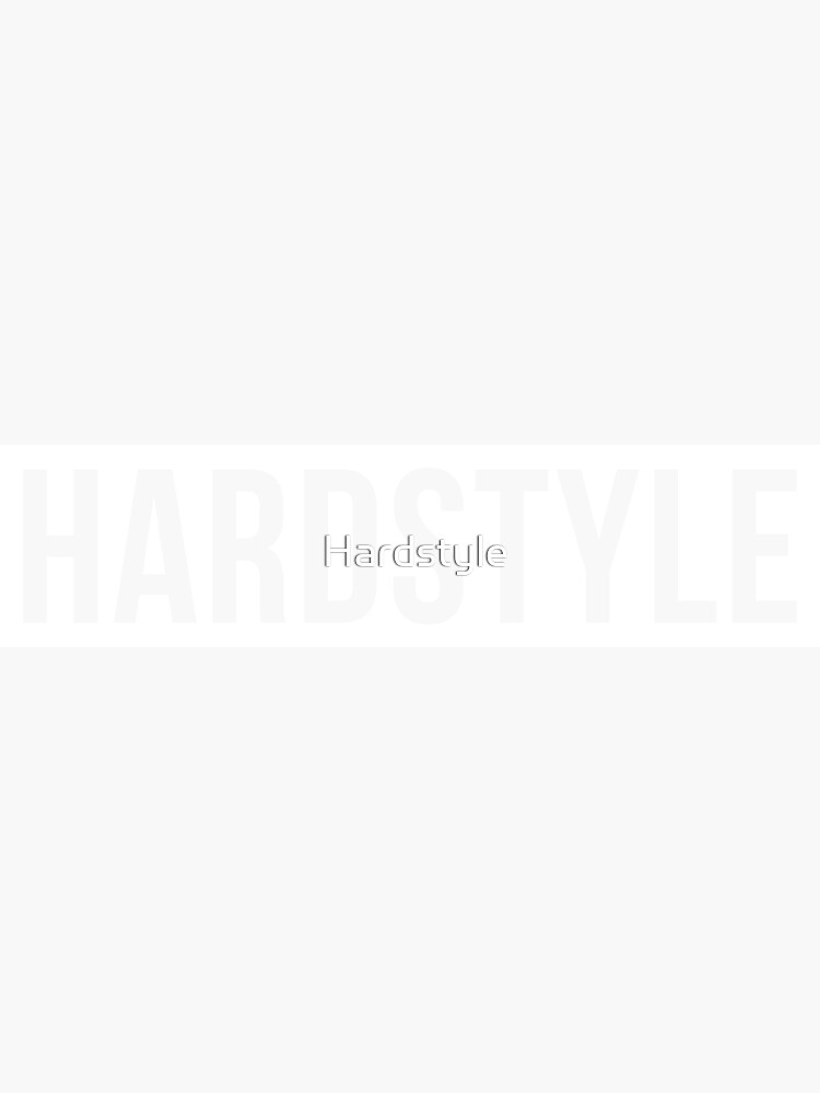 "Hardstyle: Bold" Sticker for Sale by Hardstyle | Redbubble