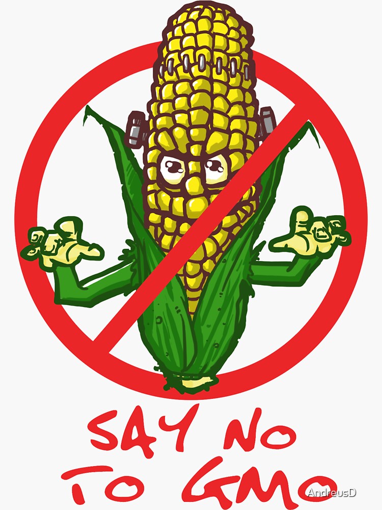 "Stop GMO" Sticker by AndreusD | Redbubble