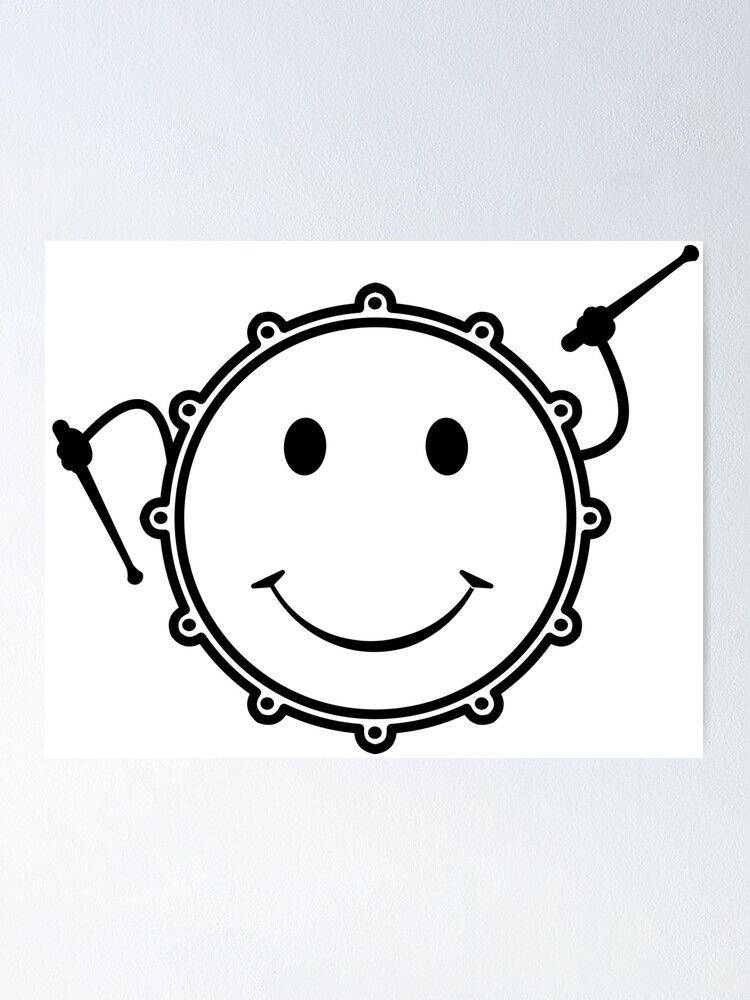 "Happy Snare Drum " Poster by Bunkis1st | Redbubble