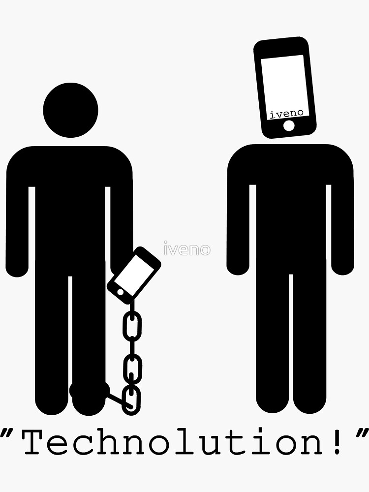 "Technolution" Sticker by iveno | Redbubble