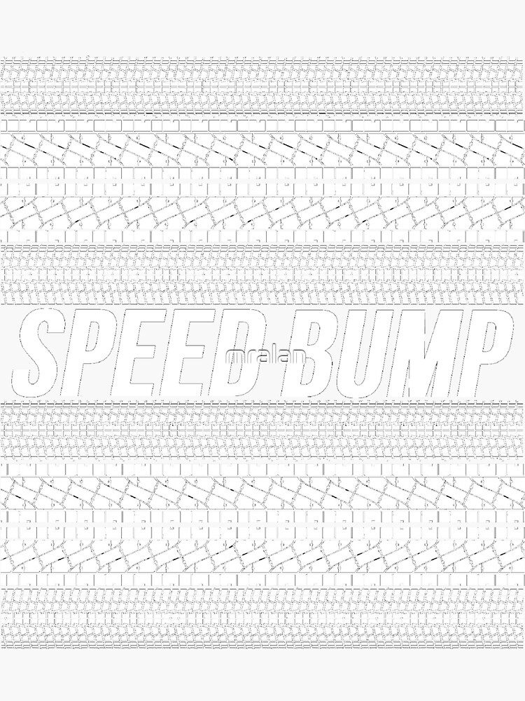 "Speed Bump" Sticker by mralan | Redbubble