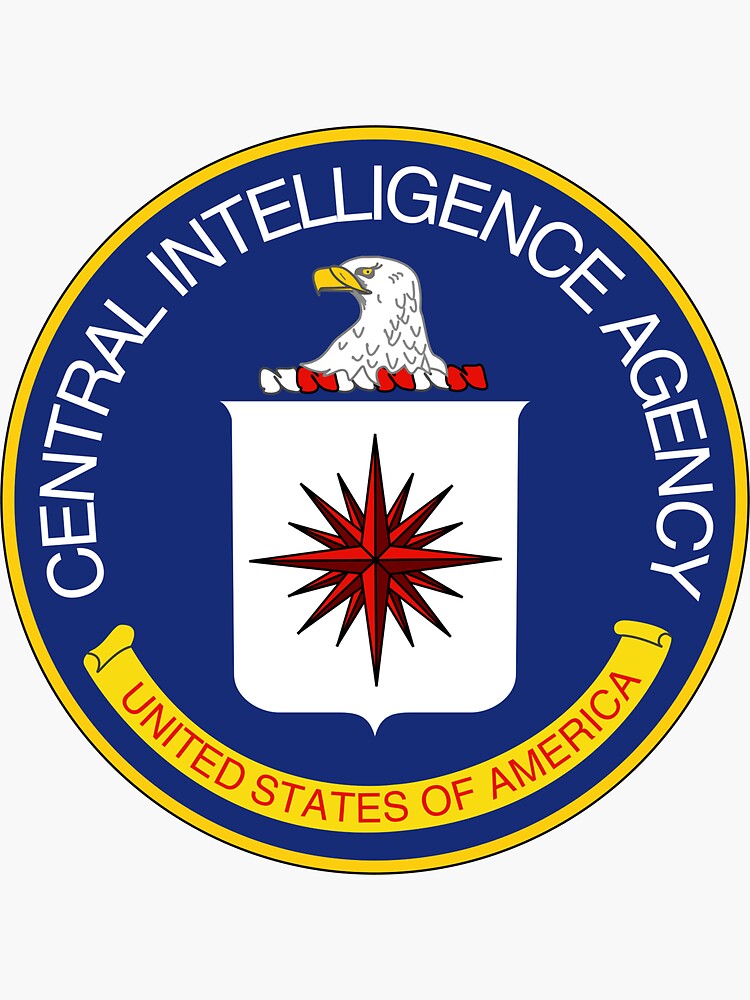 "CIA Central Intelligence Agency Logo T-Shirt" Sticker for Sale by ...