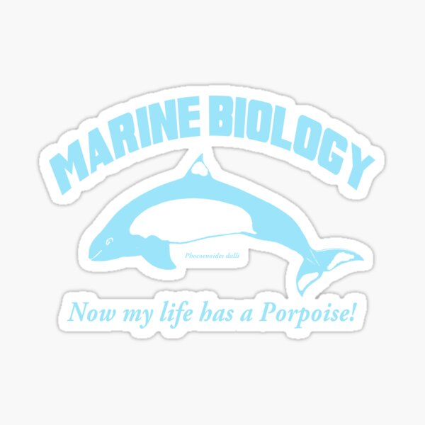 "Marine Biology" Sticker by GUS3141592 | Redbubble