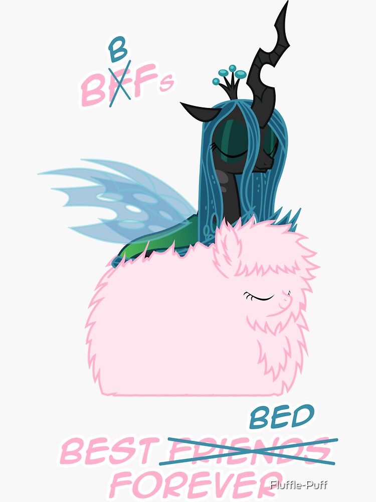 "BBFs" Sticker for Sale by Fluffle-Puff | Redbubble