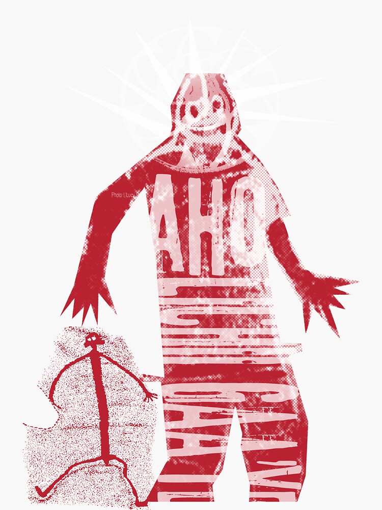 "aho" Sticker for Sale by arteology | Redbubble
