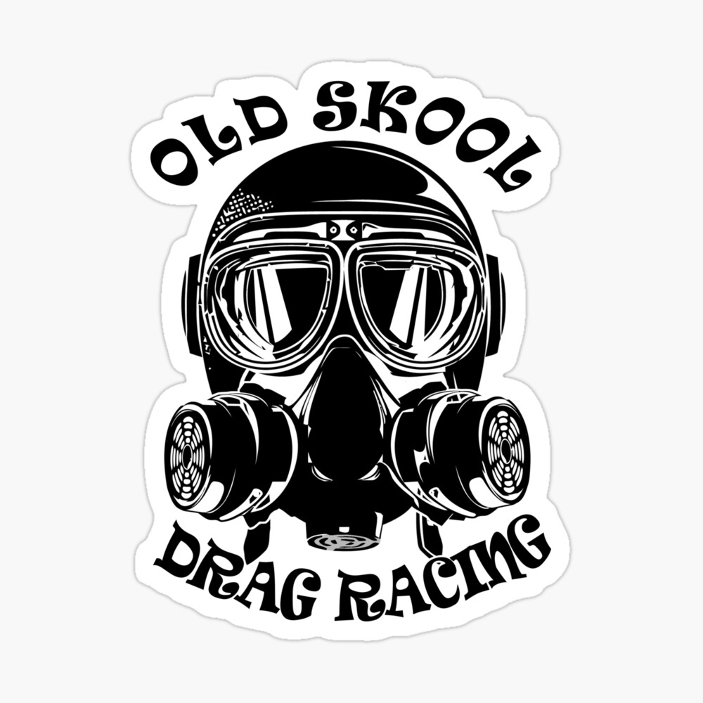 Vintage Drag Racing Mask