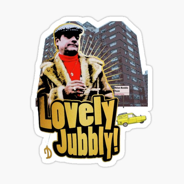 "del boy lovely jubbly" Sticker for Sale by Billyflynn | Redbubble