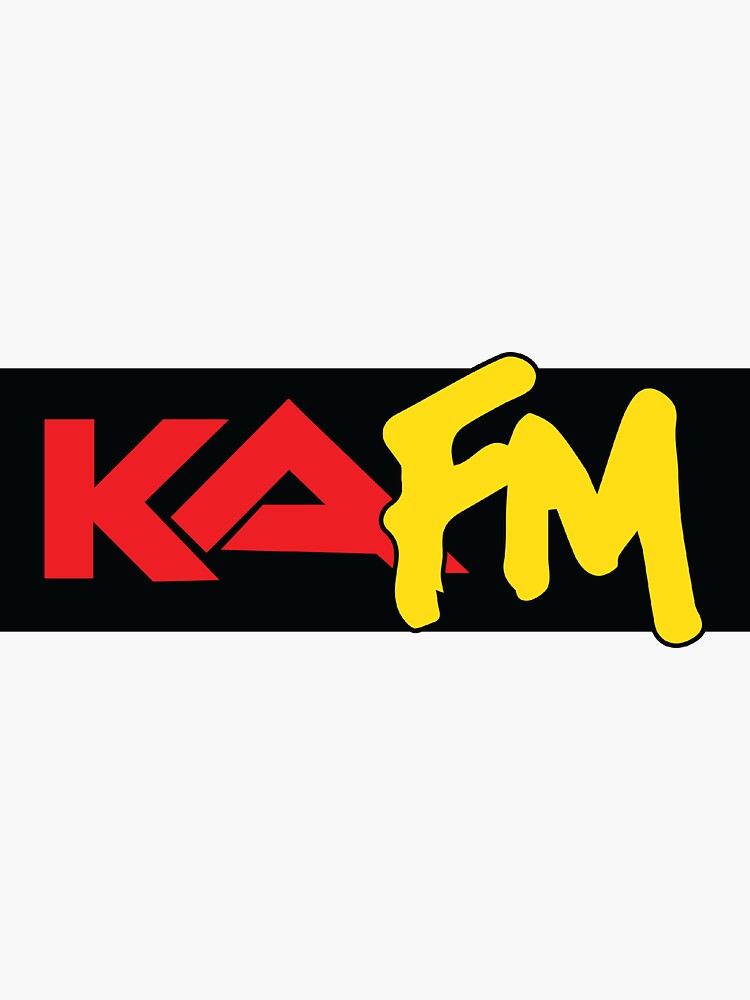 "KAFM" Sticker for Sale by l00pes | Redbubble