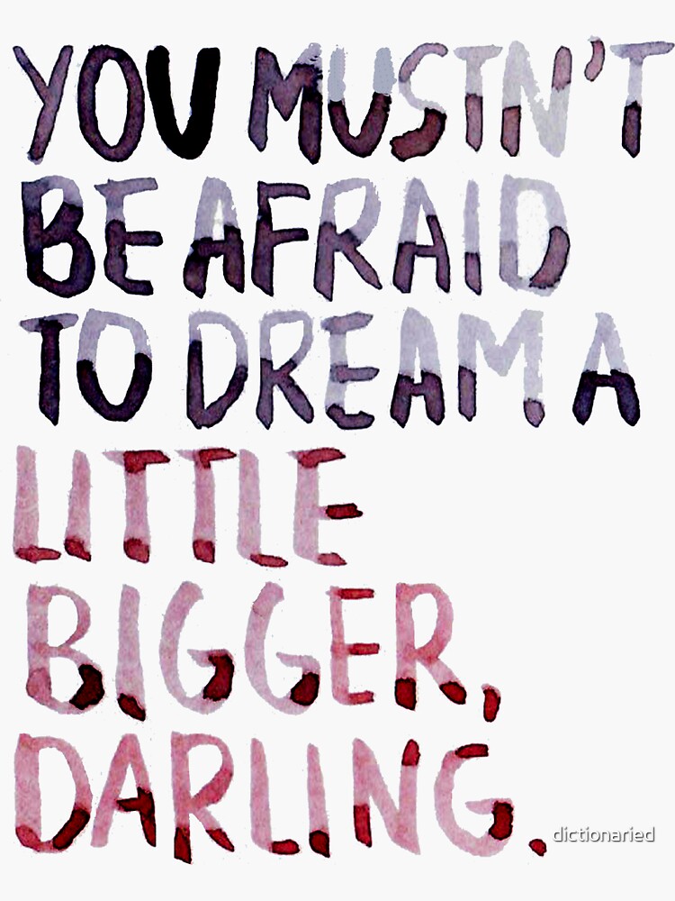 "Inception: "Dream A Little Bigger"" Sticker for Sale by dictionaried ...