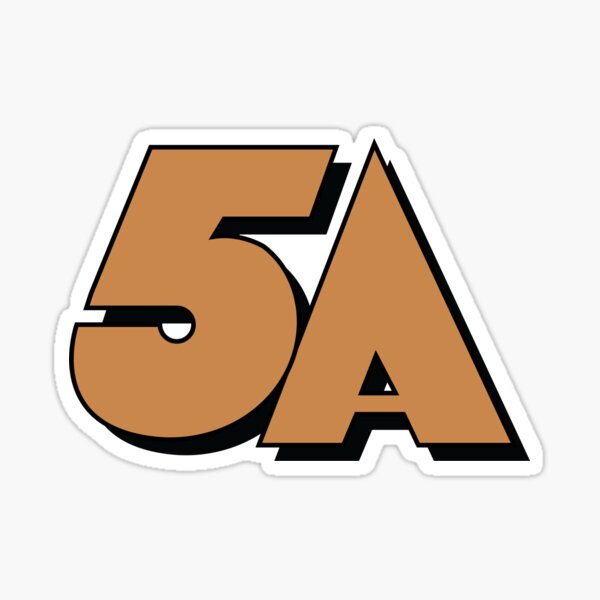 "5A" Sticker for Sale by l00pes | Redbubble