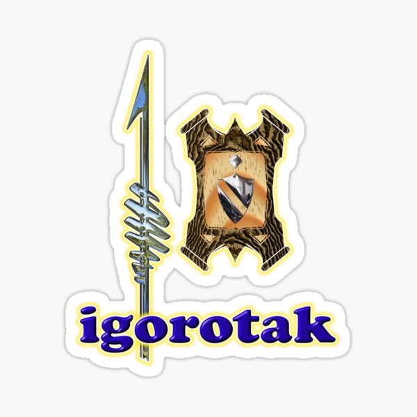 "Igorotak tee-shirt and stickers" Sticker for Sale by nhk999 | Redbubble