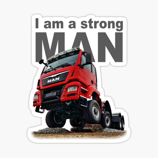 "Strong MAN TGS 41.480 8x8 Grey - Trucknology Days" Sticker for Sale by ...
