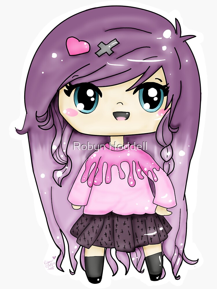 Pastell Gothic Chibi Stream Ebook Pastel Goth Kawaii Cuteness Coloring