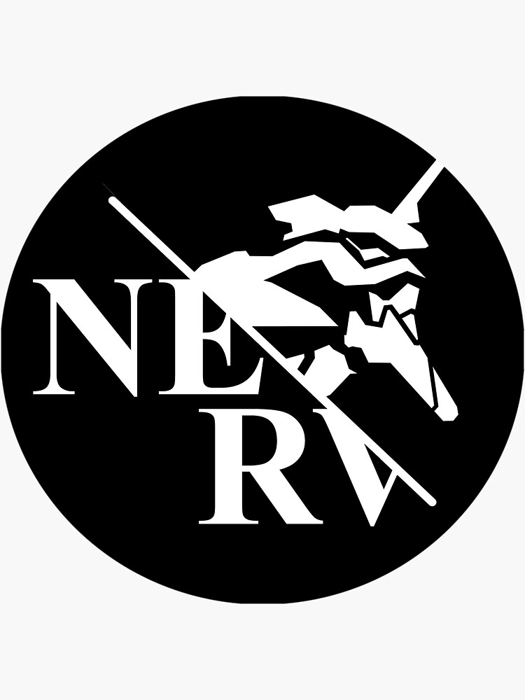 "evangelion nerv logo " Sticker for Sale by oodiny | Redbubble