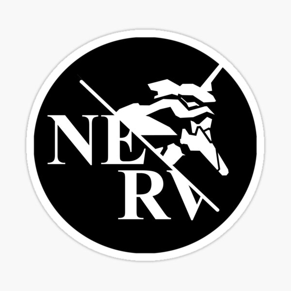 "evangelion nerv logo " Sticker for Sale by oodiny | Redbubble