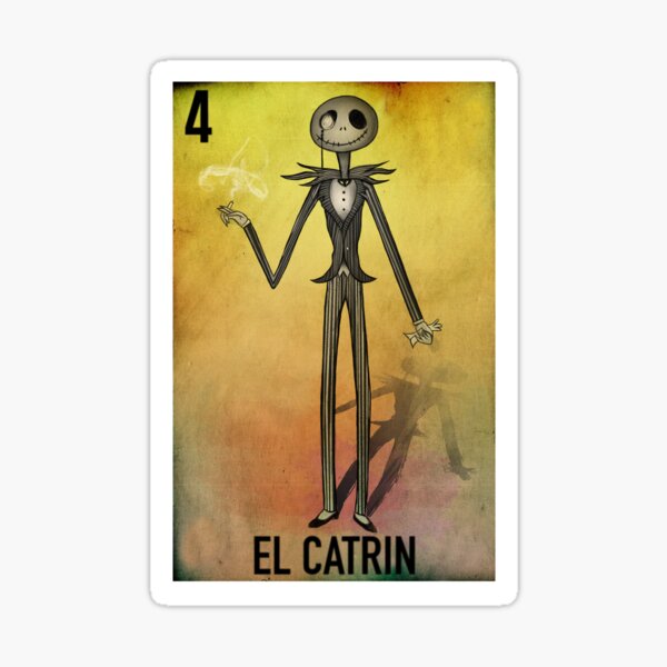 "El Catrin" Sticker by absolemstudio | Redbubble