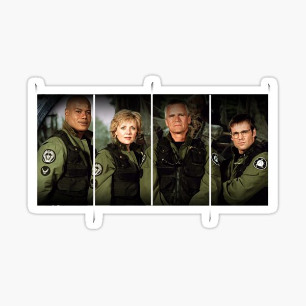 "Stargate SG1 - SG1!" Sticker for Sale by Shada0071 | Redbubble