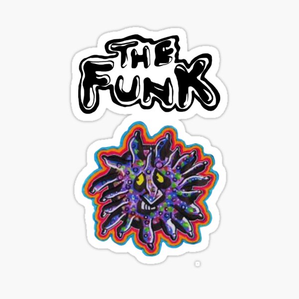 "The Funk - Mighty Boosh" Sticker for Sale by Gen-Admission | Redbubble
