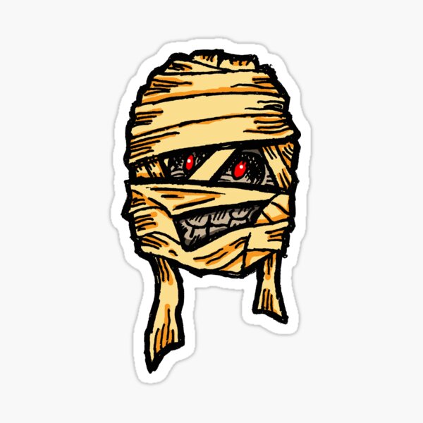 "Mummy" Sticker by SquareDog | Redbubble