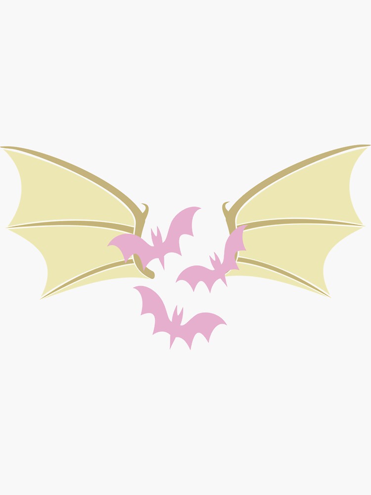 "Flutterbat Symbol" Sticker by Ysengrin | Redbubble