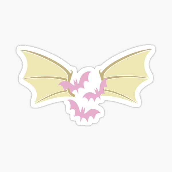 "Flutterbat Symbol" Sticker by Ysengrin | Redbubble
