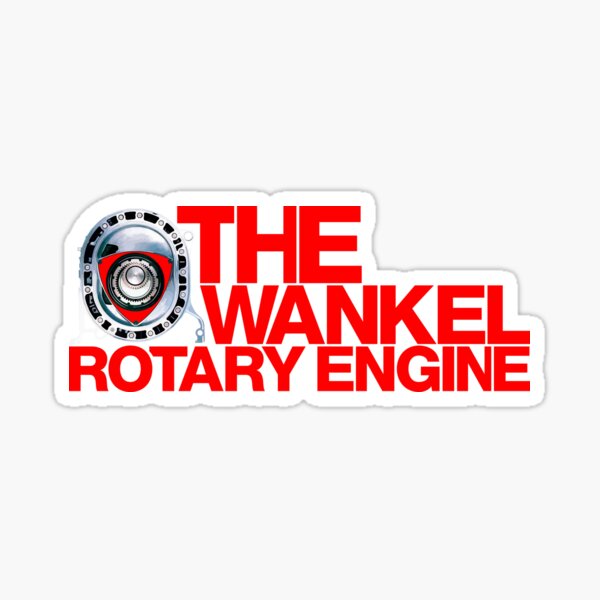 "The Wankel Rotary Engine (2)" Sticker by PlanDesigner | Redbubble