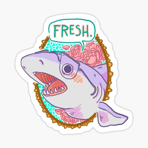 "Fresh" Sticker by ohcararara | Redbubble