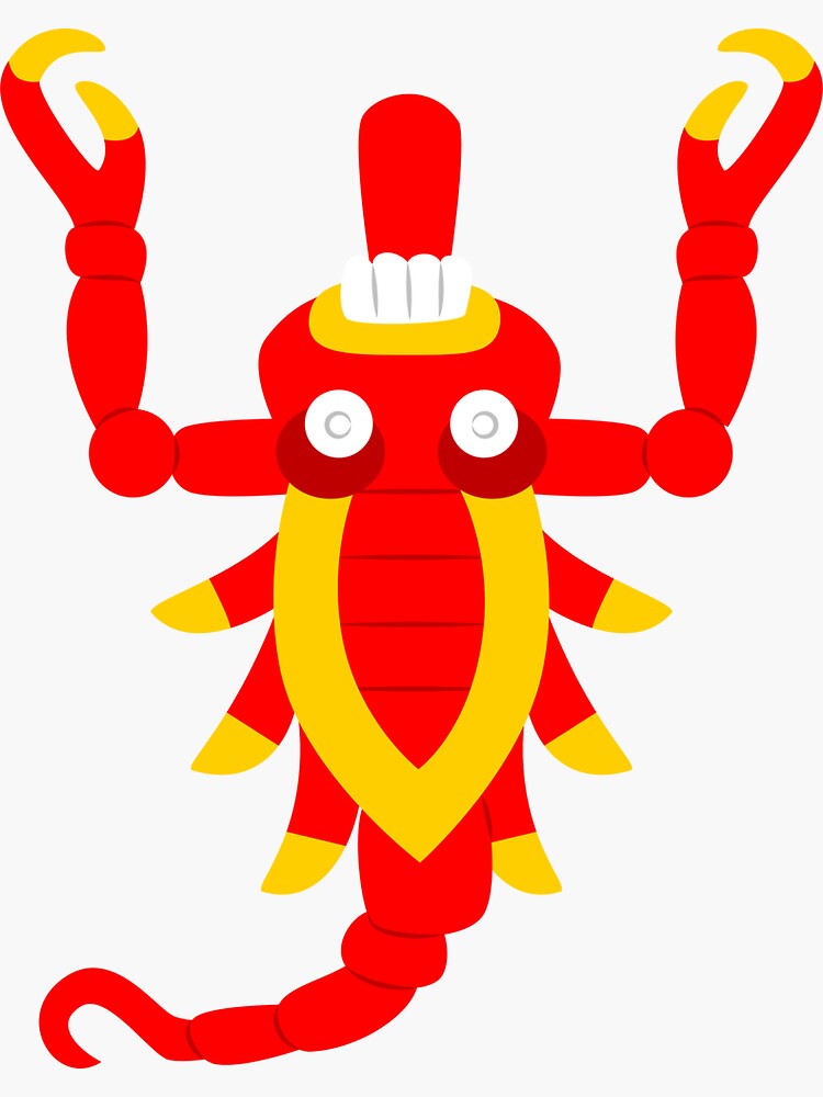 "Aztec scorpion V2" Sticker for Sale by Gwendal | Redbubble