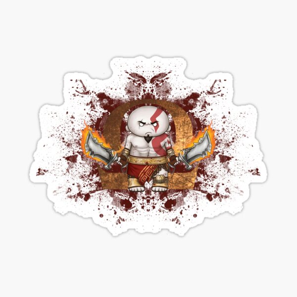 "Kratos" Sticker for Sale by MythicPhoenix | Redbubble